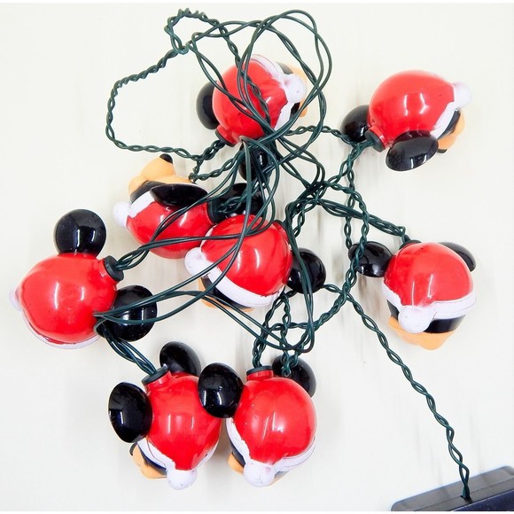 Gemmy | Holiday | Disney Magic Holiday Blinking Mickey Mouse 8 Light ...